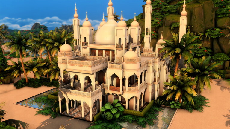Moroccan Palace by plumbobkingdom at Mod The Sims 4 » Sims 4 Updates