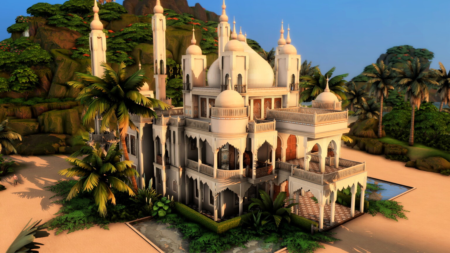 Moroccan Palace by plumbobkingdom at Mod The Sims 4 » Sims 4 Updates