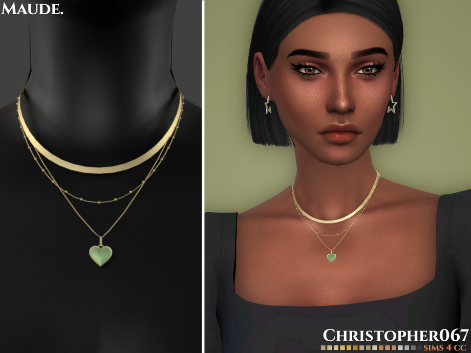 Maude Necklace by Christopher067 at TSR » Sims 4 Updates