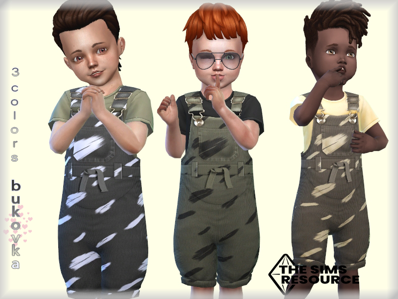 Overalls Male tod by bukovka at TSR » Sims 4 Updates