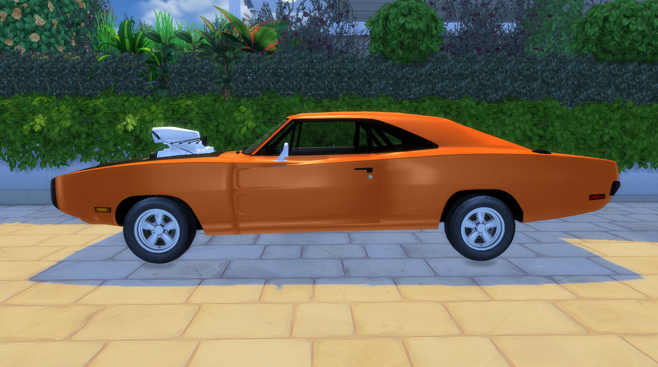 1970 Dodge Charger RT at Modern Crafter CC » Sims 4 Updates