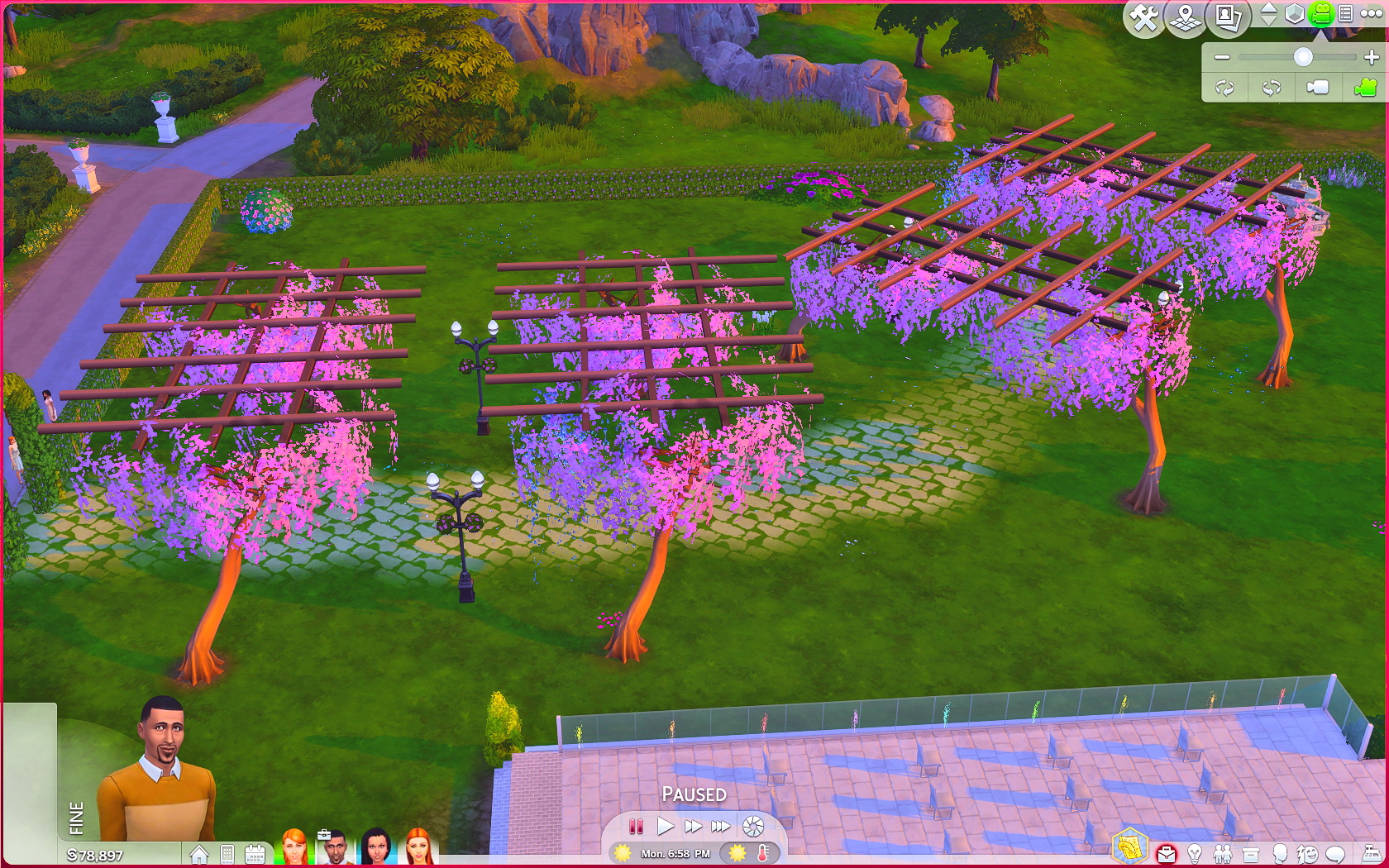 Wisteria Archway by MoonFeather at Mod The Sims 4 » Sims 4 Updates