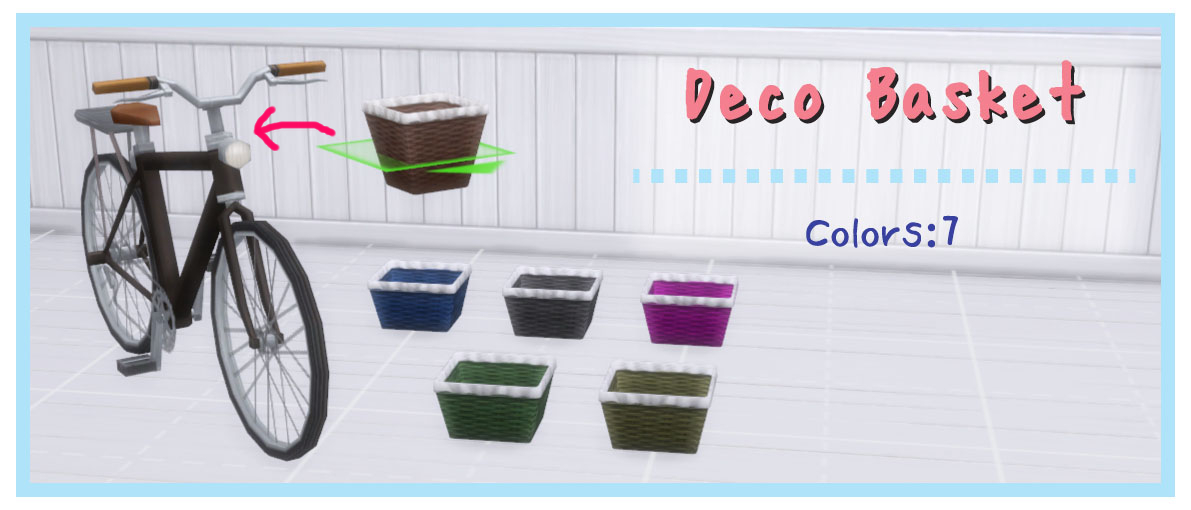 Bicycle A Sets at A-luckyday » Sims 4 Updates