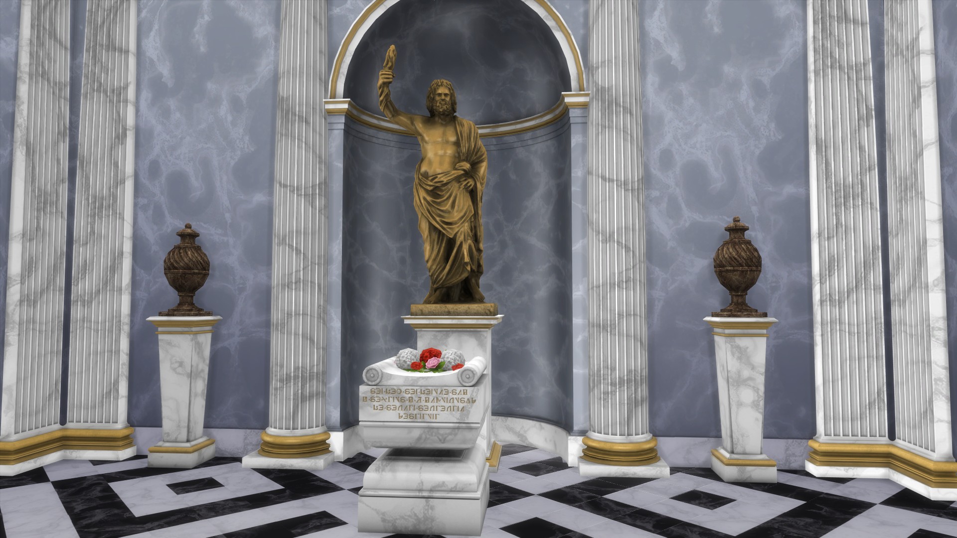 Altar of the Unknown God by TheJim07 at Mod The Sims 4 » Sims 4 Updates