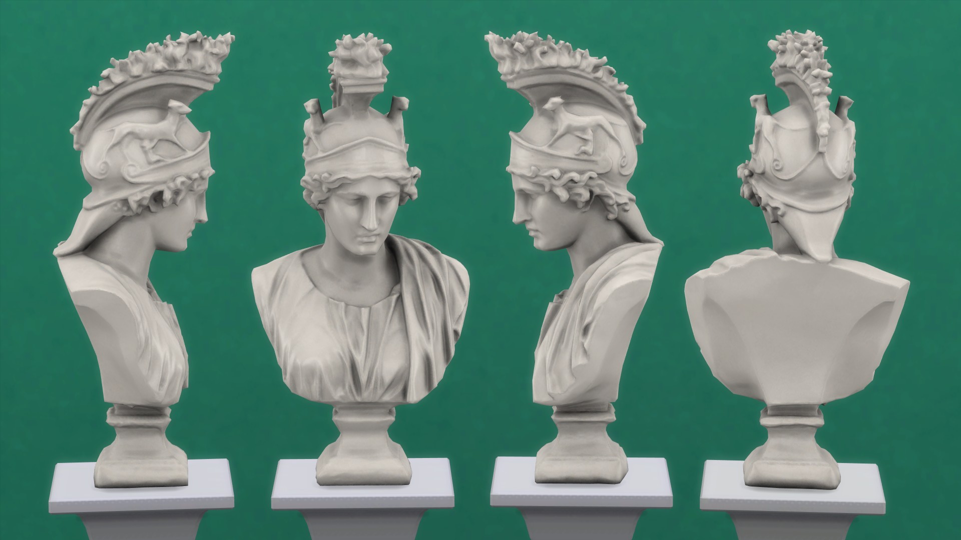 Bust of Roma by TheJim07 at Mod The Sims 4 » Sims 4 Updates