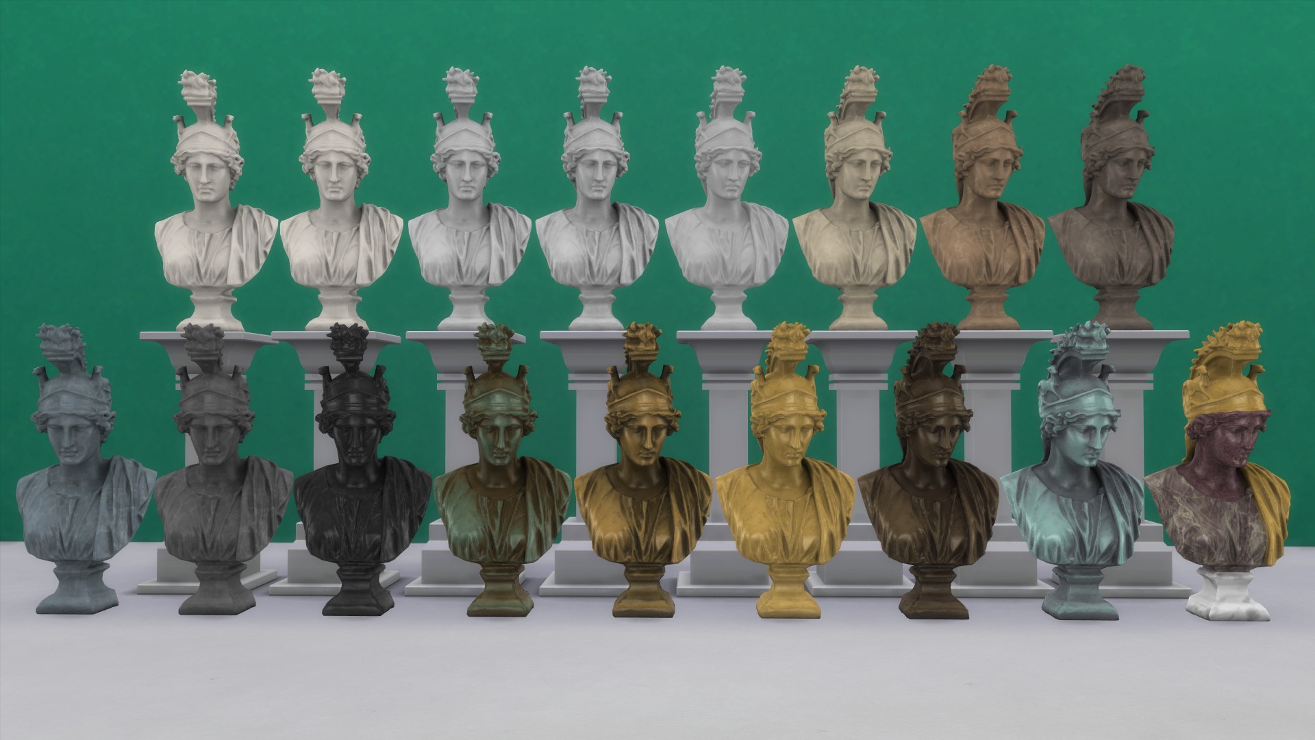 Bust of Roma by TheJim07 at Mod The Sims 4 » Sims 4 Updates