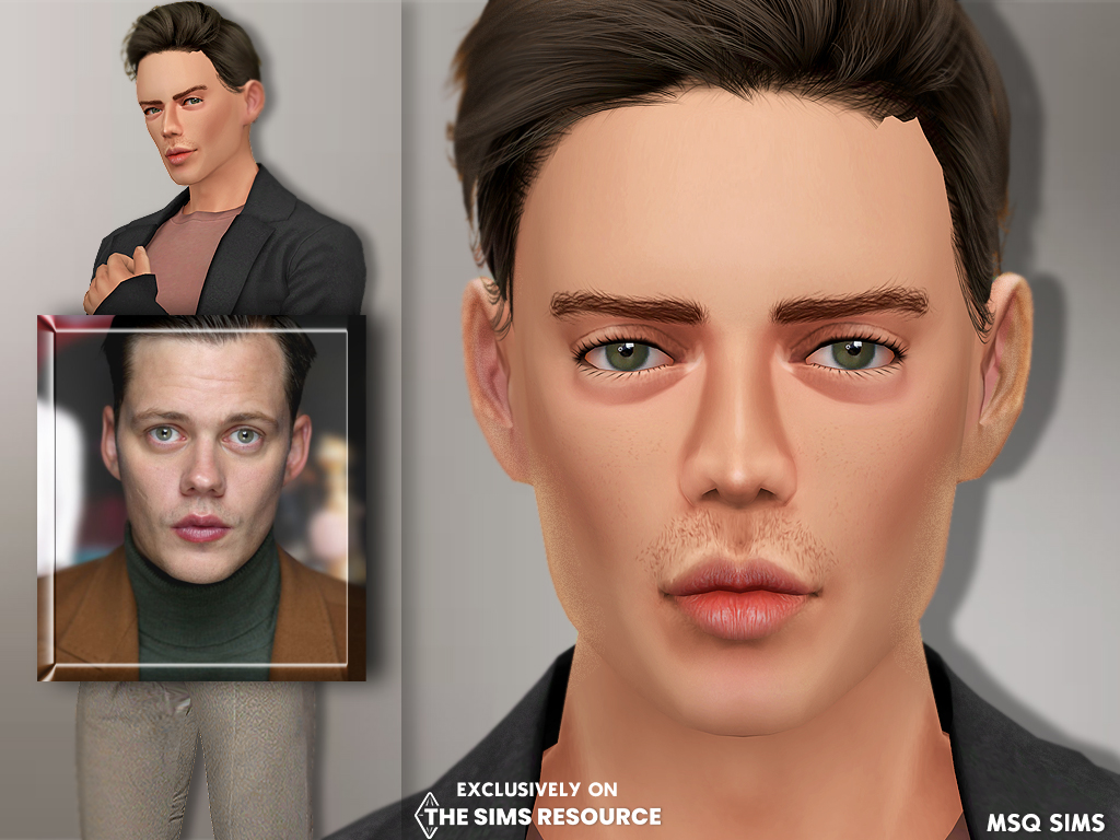 Bill Skarsgard at MSQ Sims » Sims 4 Updates