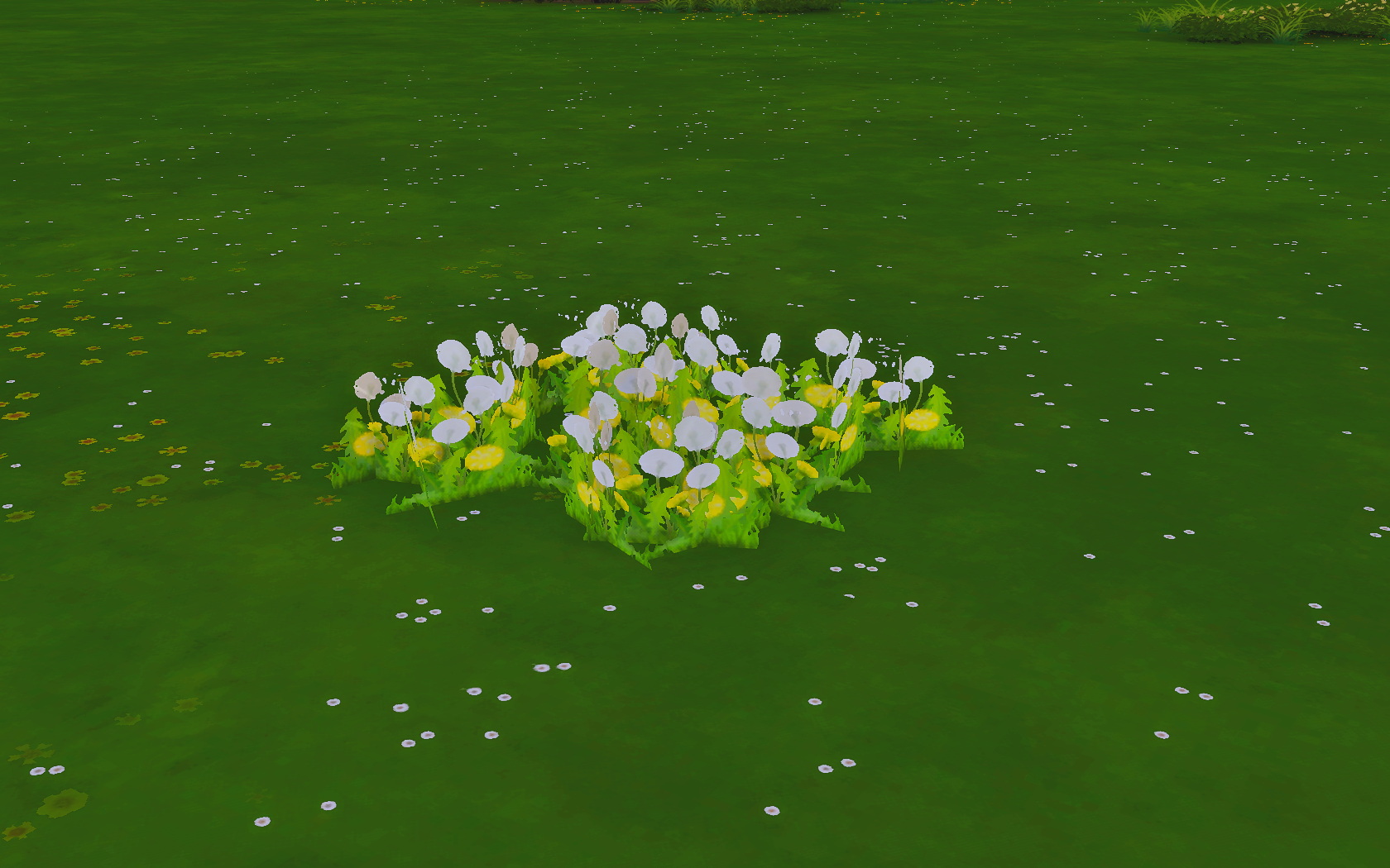 A cluster of dandelions by MoonFeather at Mod The Sims 4 » Sims 4 Updates