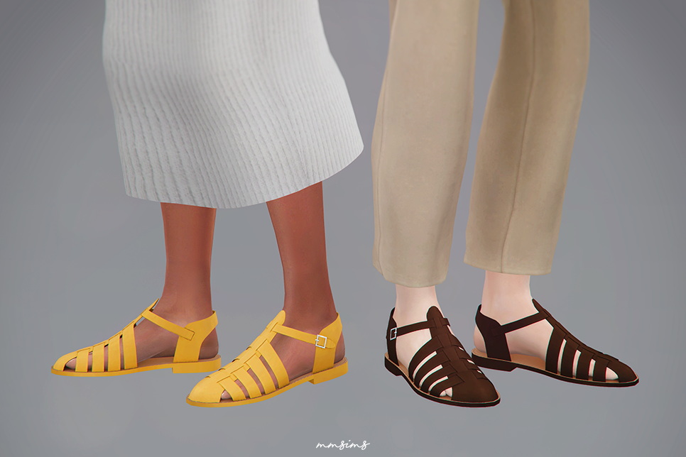 Fisherman Sandals at MMSIMS » Sims 4 Updates