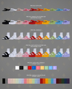 Pretzel Shoes Set AF at MMSIMS » Sims 4 Updates