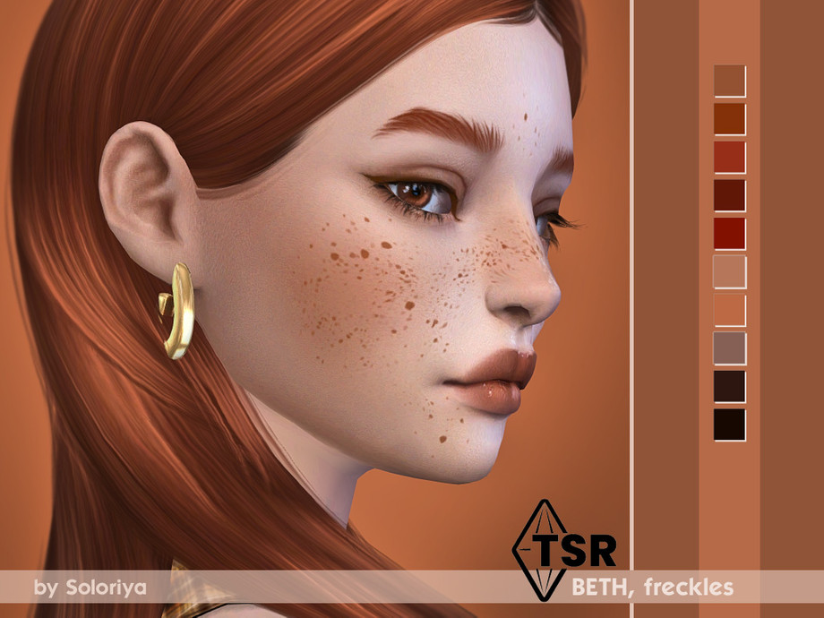 Freckles Beth by soloriya at TSR » Sims 4 Updates