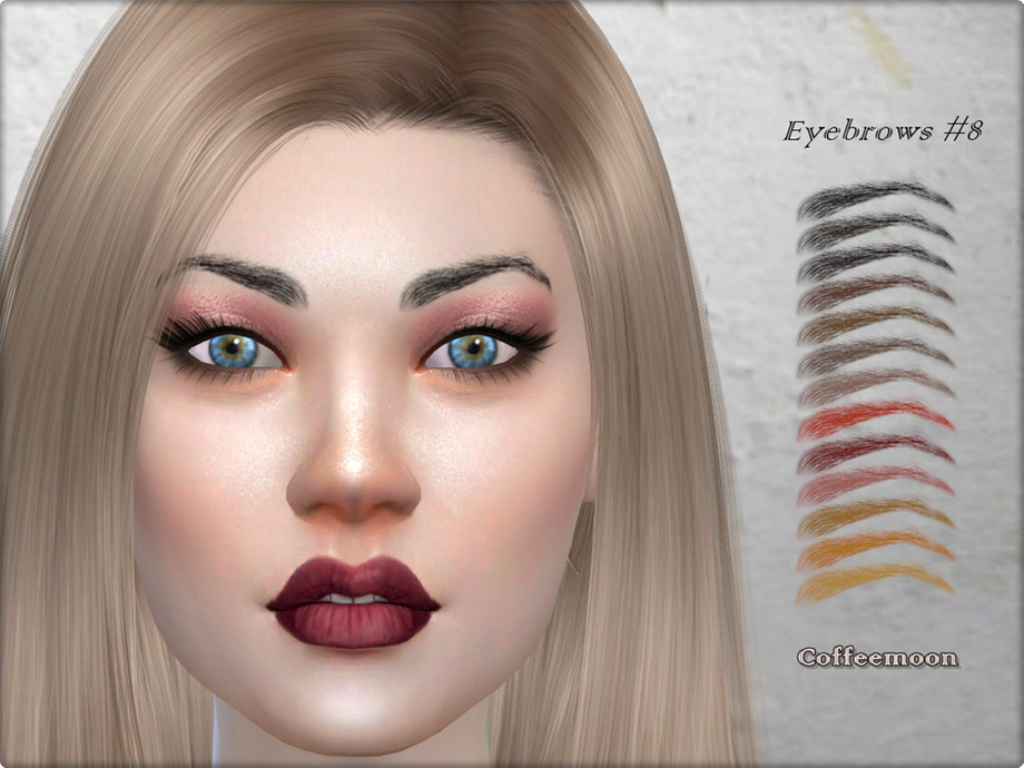 Eyebrows #8 by Coffeemoon at TSR » Sims 4 Updates