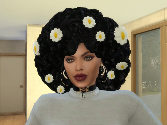 Summer Fro Daisy Wear by drteekaycee at TSR » Sims 4 Updates