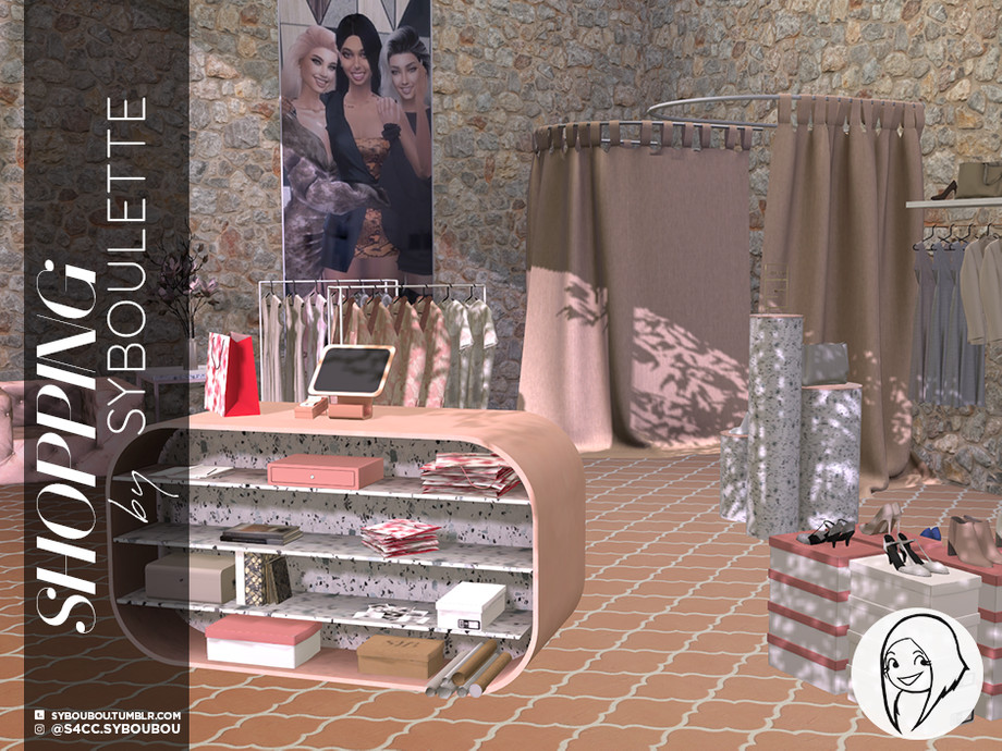 Shopping Set PART 2 by Syboubou at TSR » Sims 4 Updates