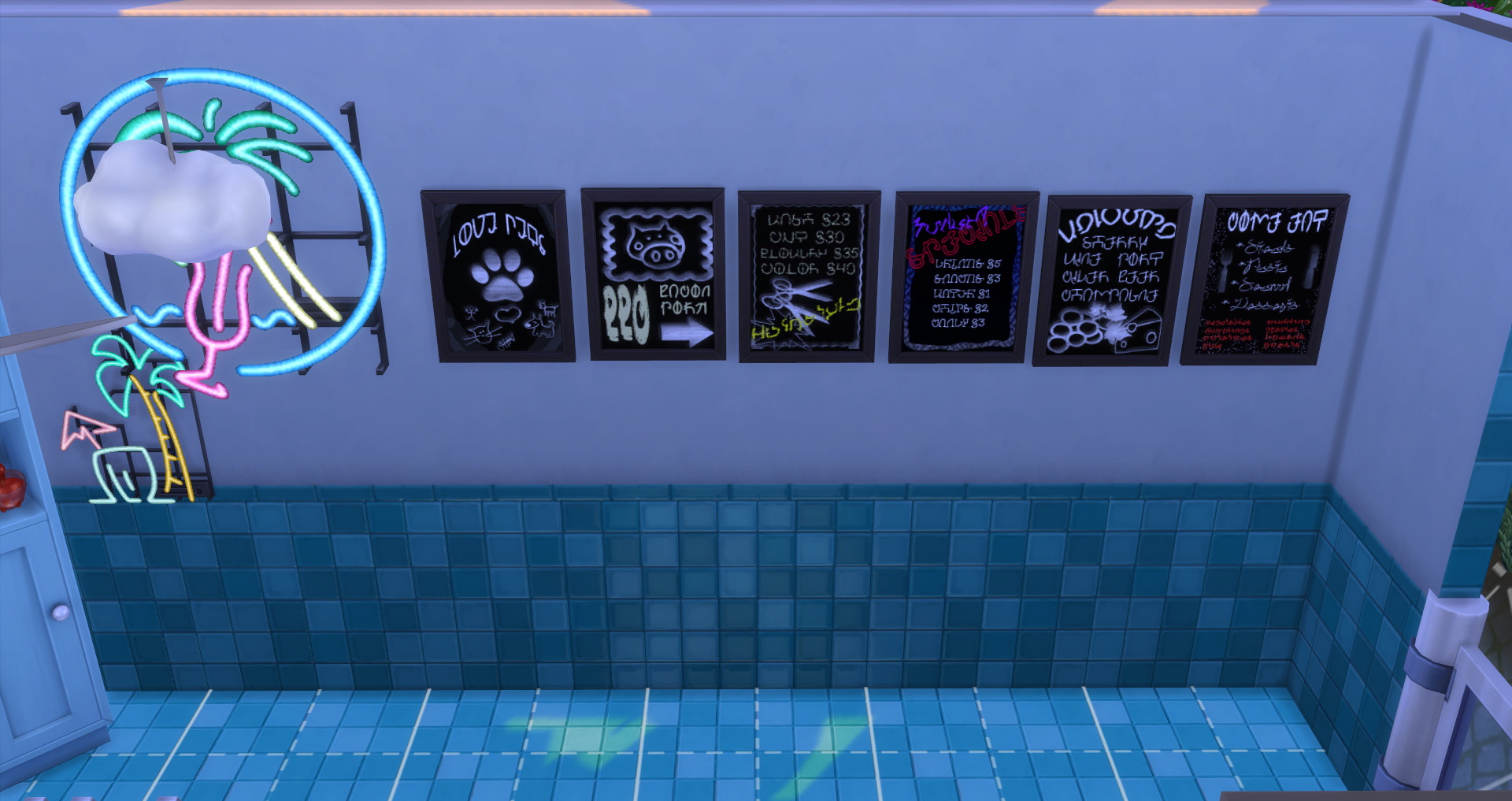 Menu/Specials Chalkboards For Your Business Venues at Mod The Sims 4 ...