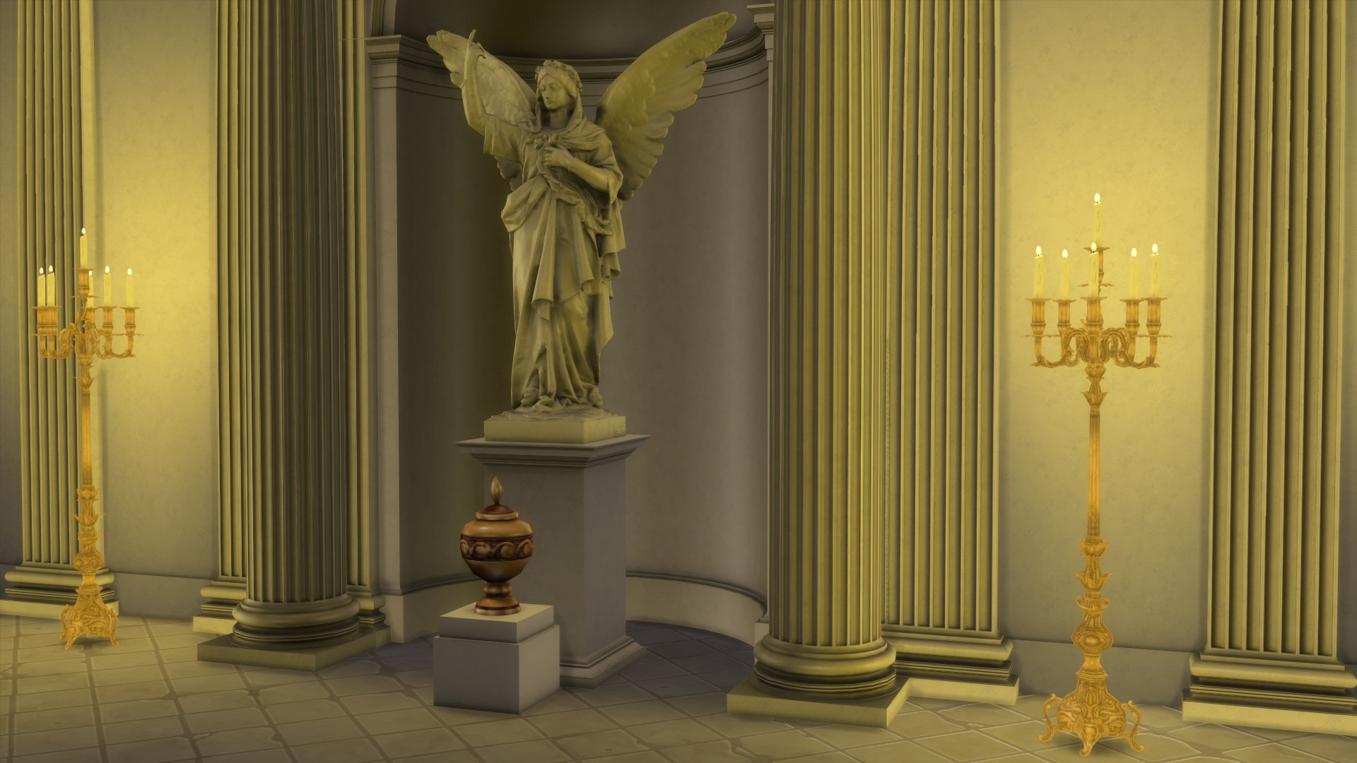 Angel Statue by TheJim07 at Mod The Sims 4 » Sims 4 Updates