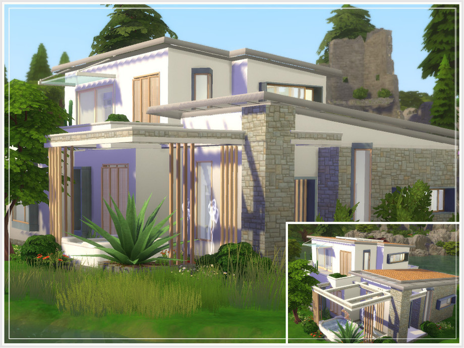 Empty Shell 3 house by philo at TSR » Sims 4 Updates