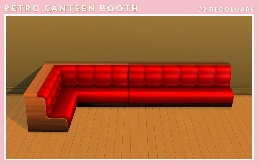 Dine out booth recolors at Midnightskysims » Sims 4 Updates