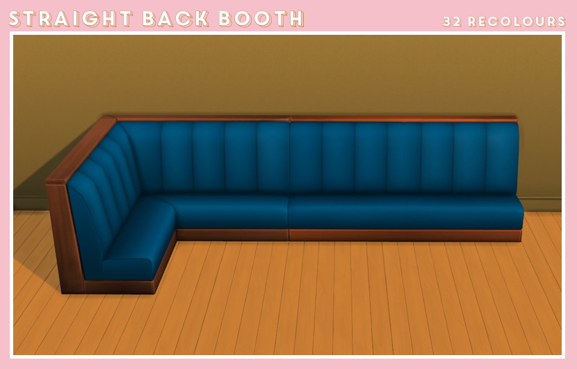 Dine out booth recolors at Midnightskysims » Sims 4 Updates