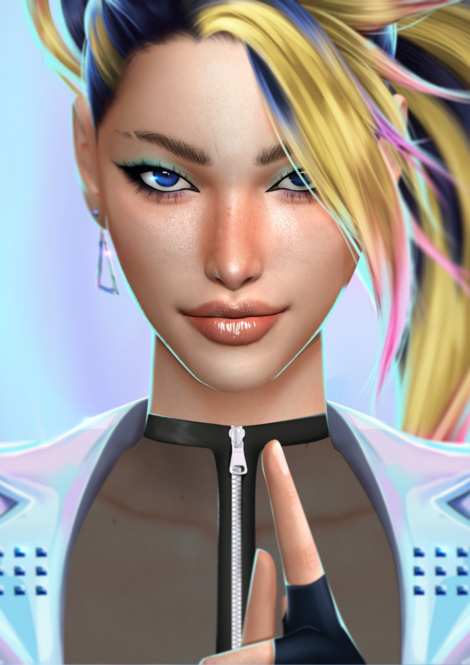 KDA ALL OUT AKALI SET at LEAN » Sims 4 Updates