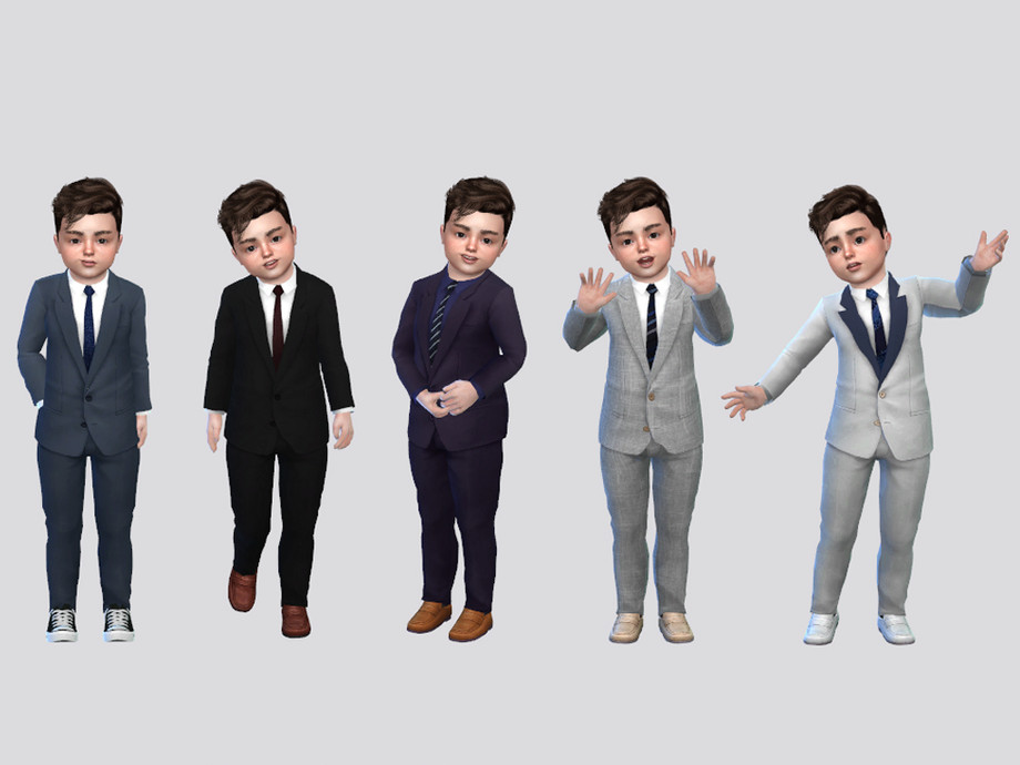 Theodore Formal Suit Toddler by McLayneSims at TSR » Sims 4 Updates