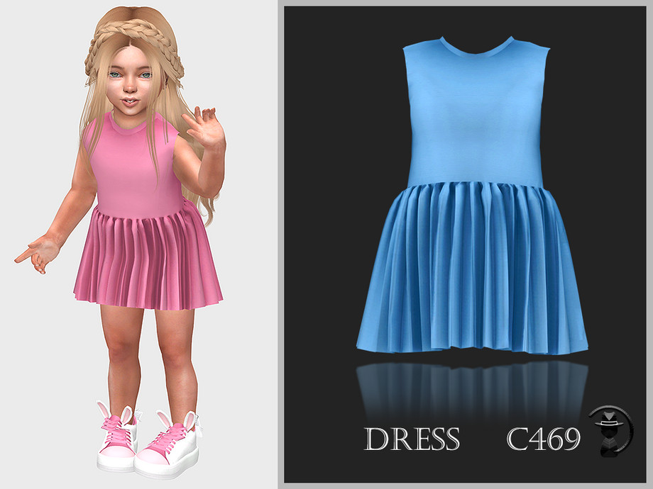 Dress C469 by turksimmer at TSR » Sims 4 Updates