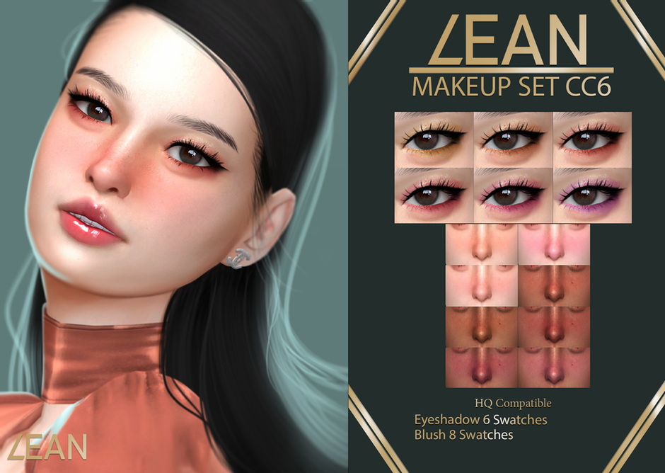 MAKEUP SET CC 6 at LEAN » Sims 4 Updates