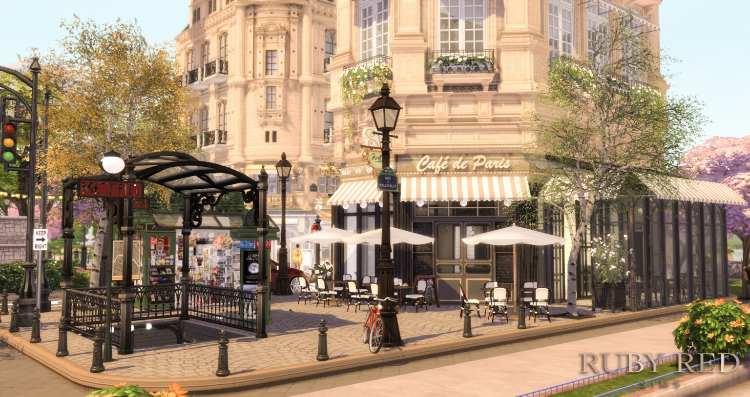 Paris City Build at Ruby Red » Sims 4 Updates