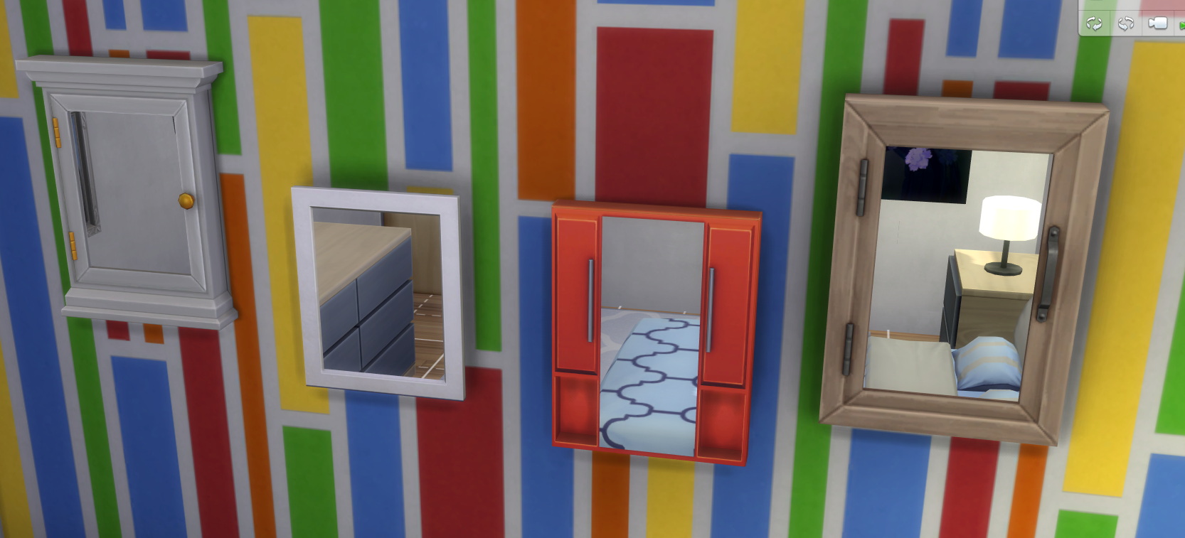 Function Mirror and Non-Mirror Medicine Cabinets at Mod The Sims 4 ...