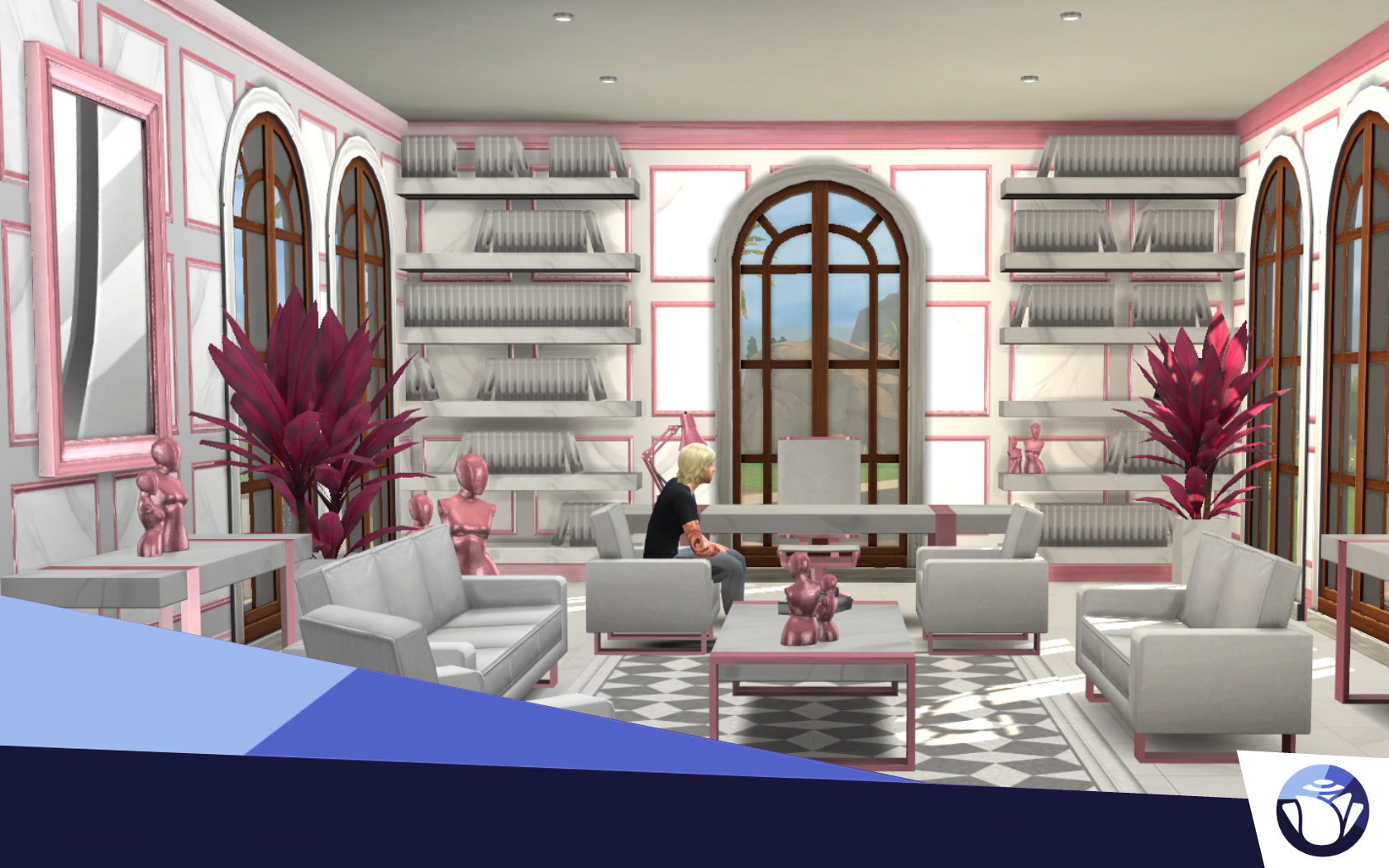 Kantoor Office Set (Golden Office) by Cicada at Mod The Sims 4 » Sims 4 ...