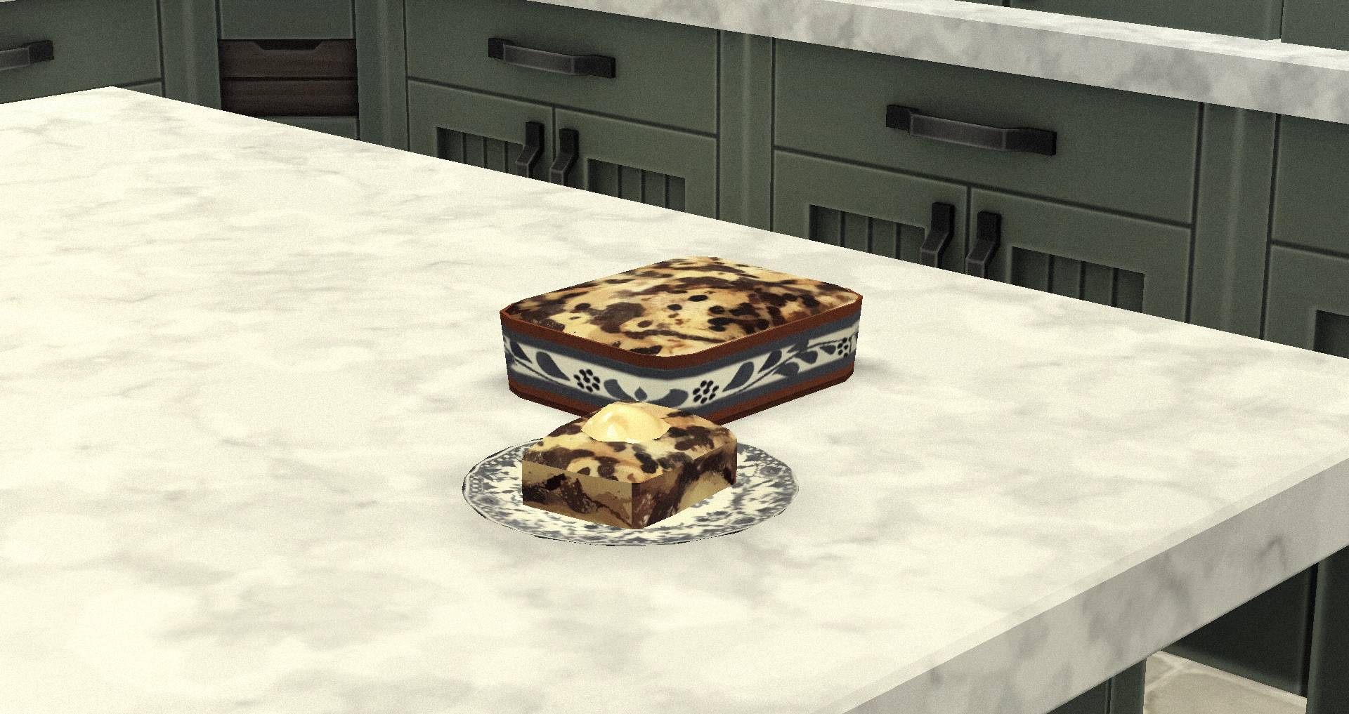 Bread and Butter Pudding Recipe by RobinKLocksley at Mod The Sims 4 ...