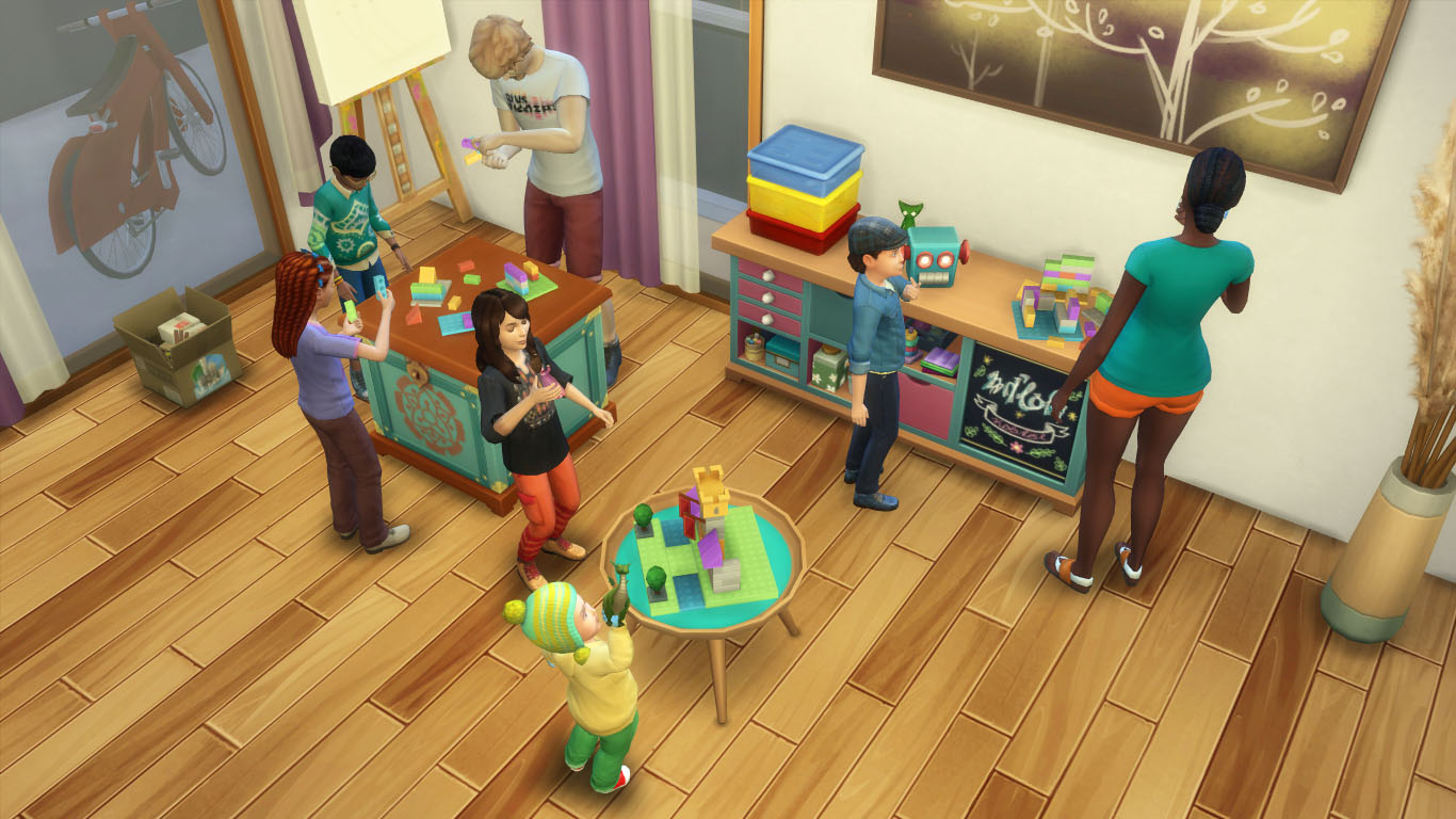 Buildems Blocks on Any Table by K9DB at Mod The Sims 4 » Sims 4 Updates