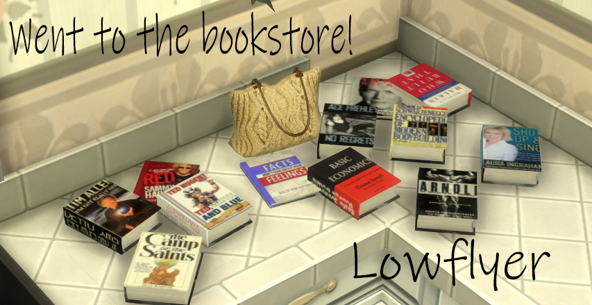 I love a sale at the bookstore! by lowflyer at Mod The Sims 4 » Sims 4 ...