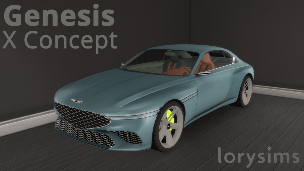 2021 Genesis X Concept at LorySims » Sims 4 Updates