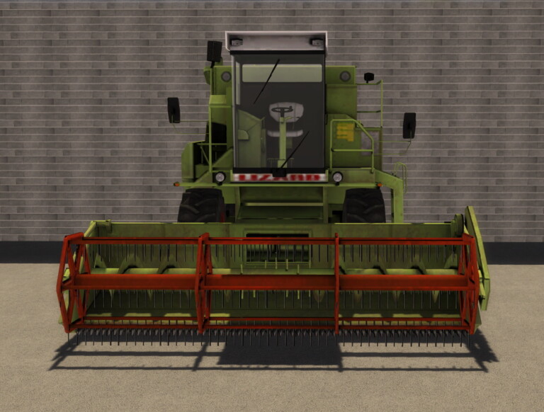 Lizard 58 combine harvester by SimsCraft at Mod The Sims 4 » Sims 4 Updates