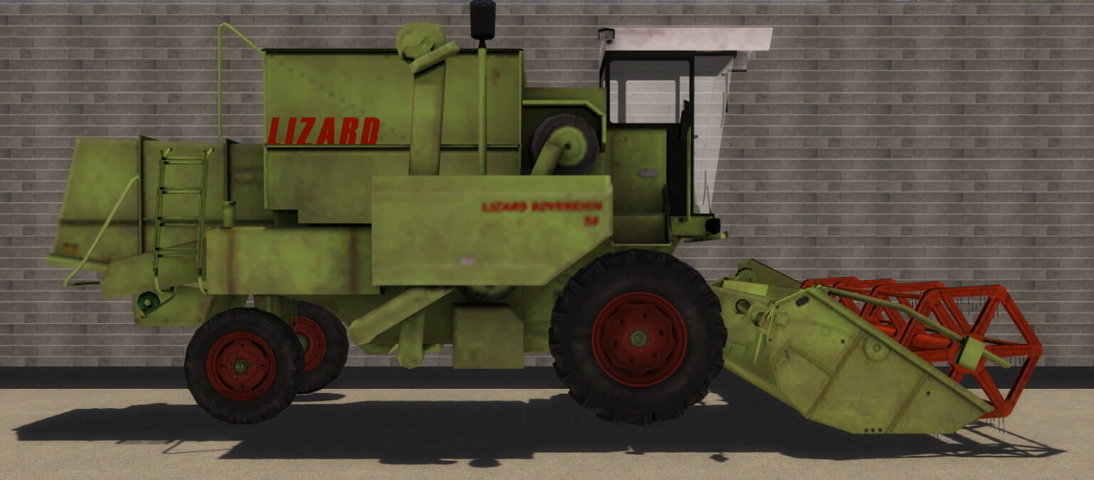 Lizard 58 combine harvester by SimsCraft at Mod The Sims 4 » Sims 4 Updates