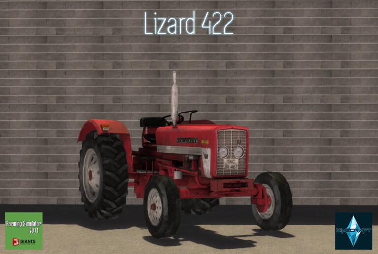 Lizard 422 tractor by SimsCraft at Mod The Sims 4 » Sims 4 Updates