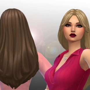 Musume Ronshaku Hair at SimsNoodles » Sims 4 Updates