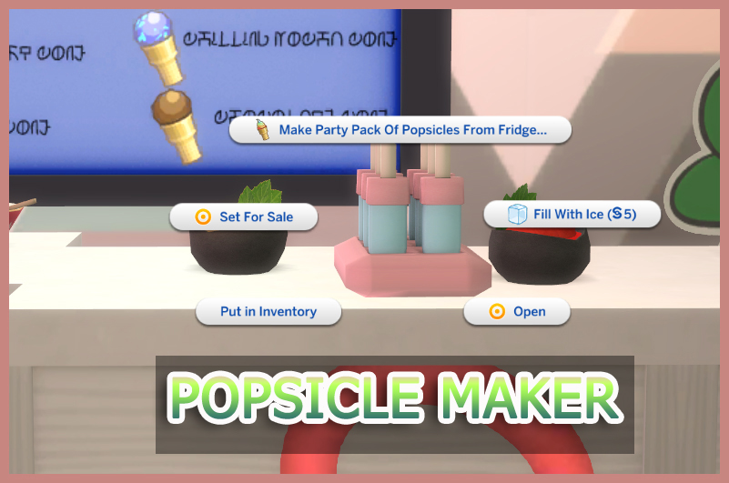 Frozen Summer Ice - Ice Cream Set at Icemunmun » Sims 4 Updates