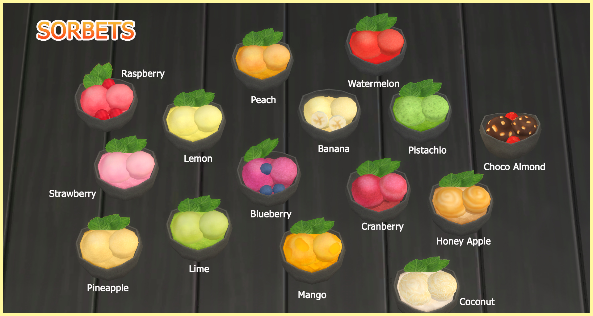 Frozen Summer Ice - Ice Cream Set at Icemunmun » Sims 4 Updates