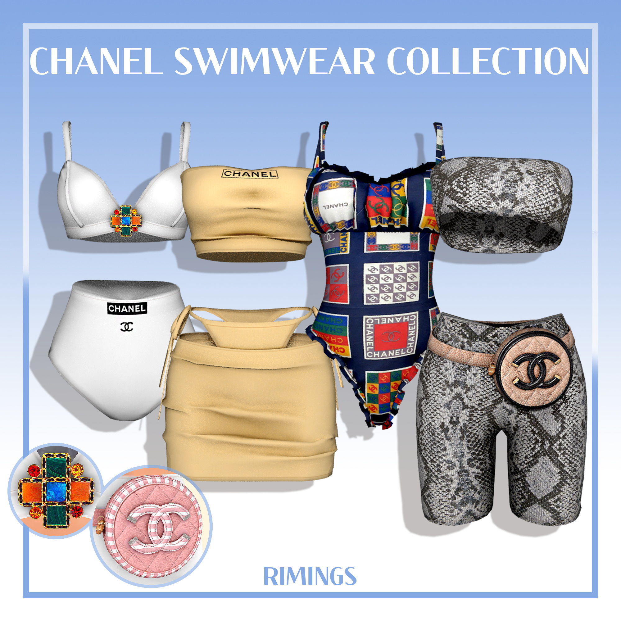 SWIMWEAR COLLECTION at RIMINGs » Sims 4 Updates