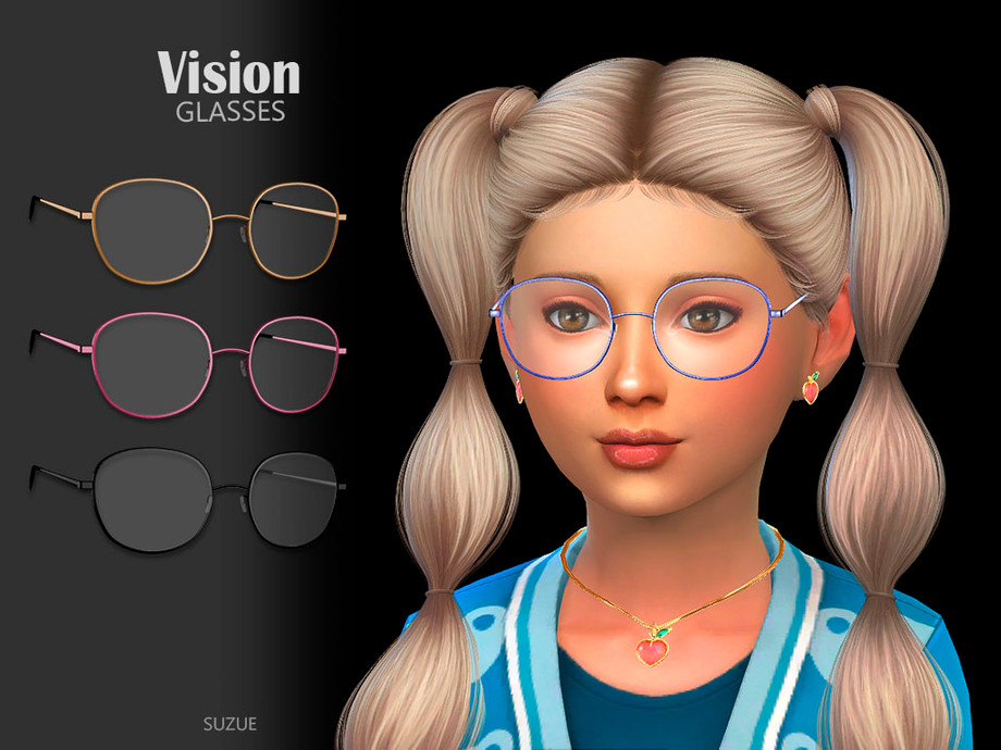 Vision Glasses Child by Suzue at TSR » Sims 4 Updates