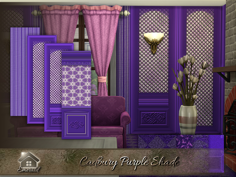 Cadbury Purple Shade by emerald at TSR » Sims 4 Updates