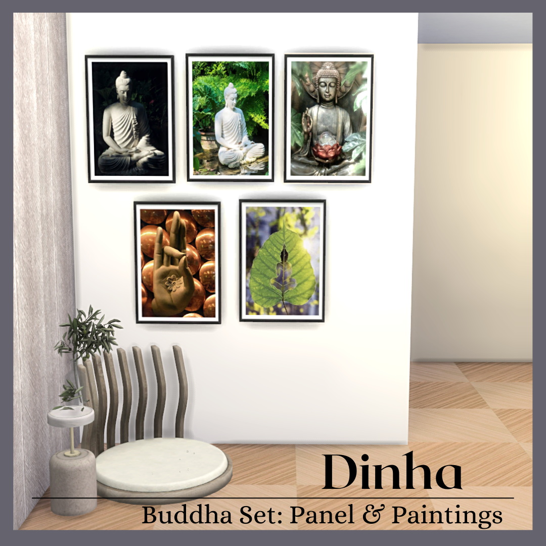 Buddha Set at Dinha Gamer » Sims 4 Updates