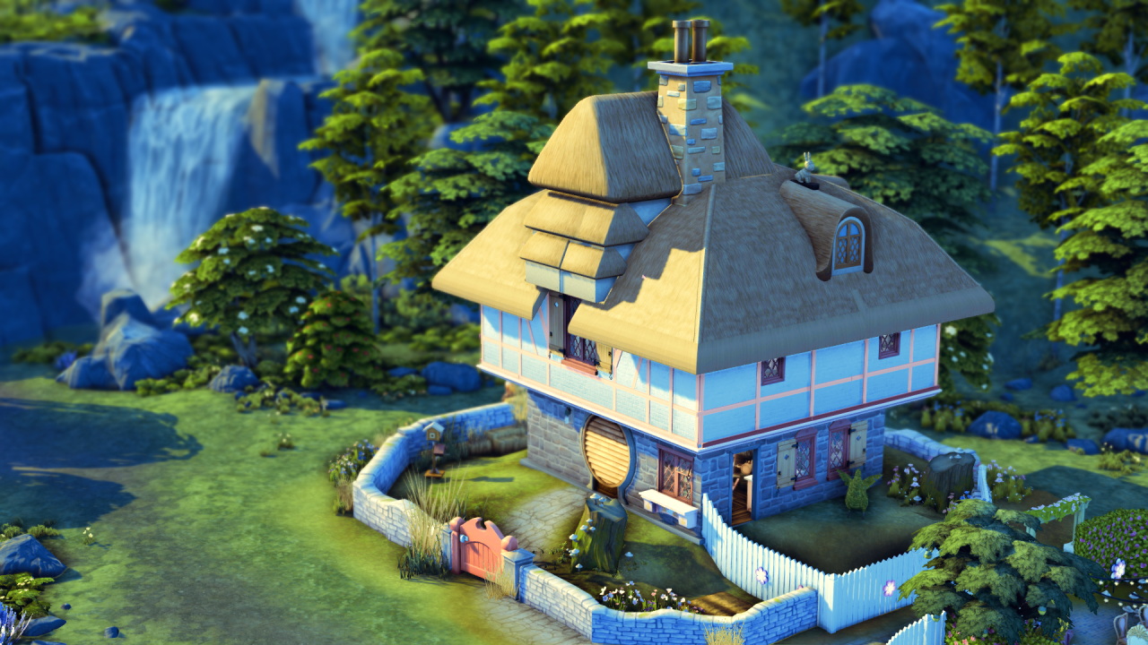 WHITE RABBIT’S HOUSE at RUSTIC SIMS » Sims 4 Updates