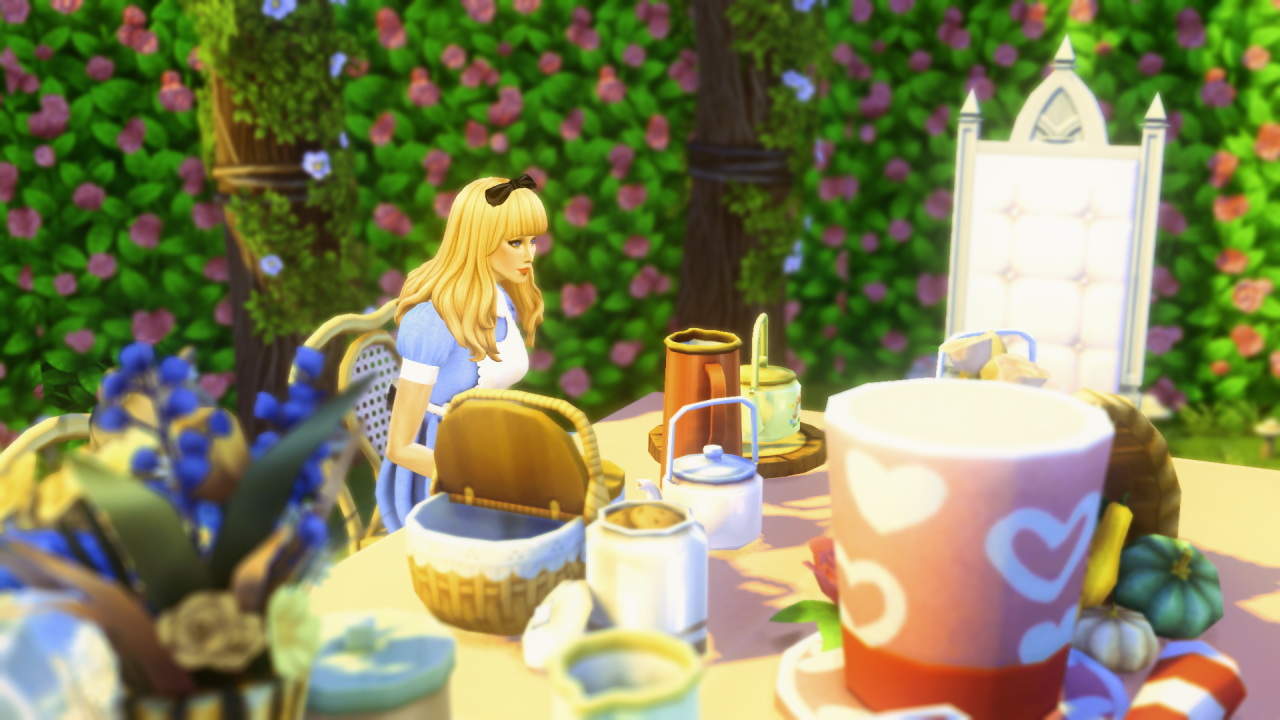 WHITE RABBIT’S HOUSE at RUSTIC SIMS » Sims 4 Updates