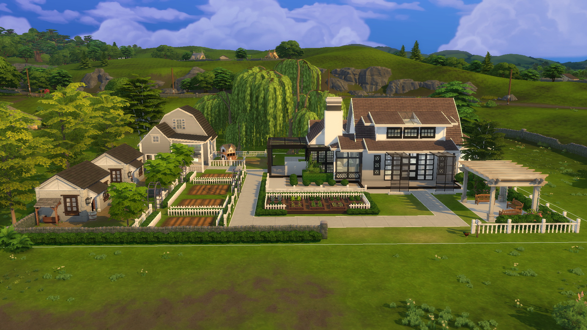 Modern Farm by plumbobkingdom at Mod The Sims 4 » Sims 4 Updates
