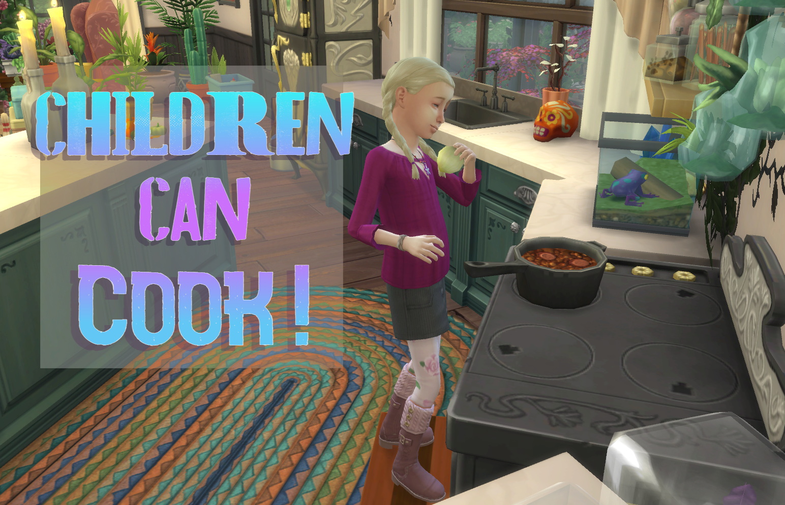 Children Can Cook by sparklymari at Mod The Sims 4 » Sims 4 Updates