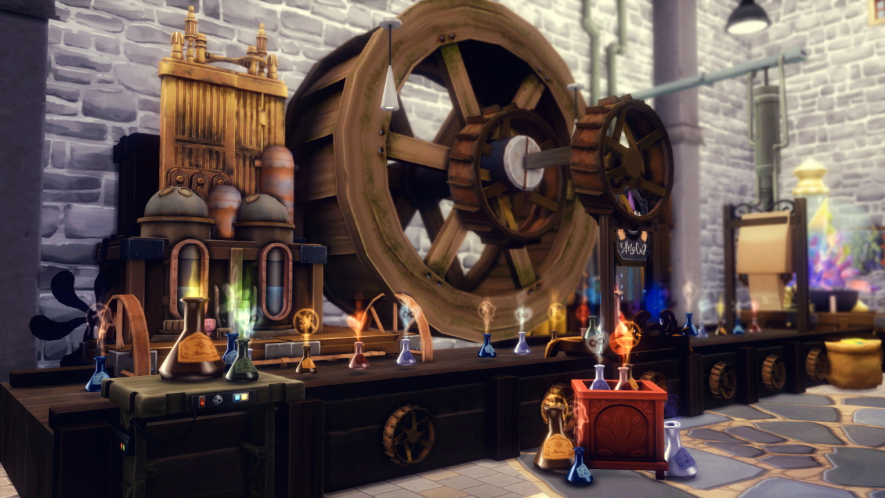 POTION FACTORY | SHERK 2 at RUSTIC SIMS » Sims 4 Updates