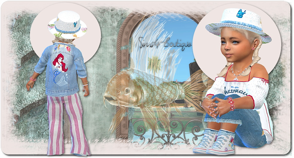 Designer Set for Toddler Girls TS4 Mermaid Pt II at Sims4-Boutique ...